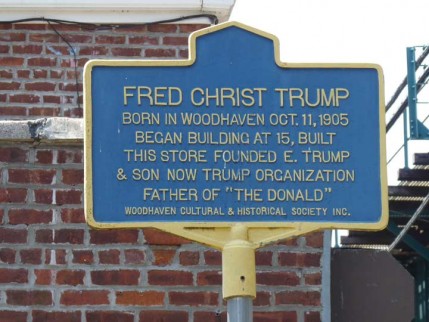 FRED CHRIST TRUMP, Woodhaven - Forgotten New York