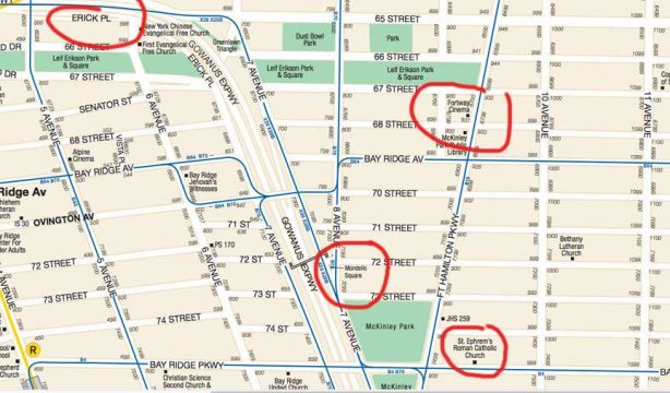 BAY RIDGE MTA MAP - Forgotten New York