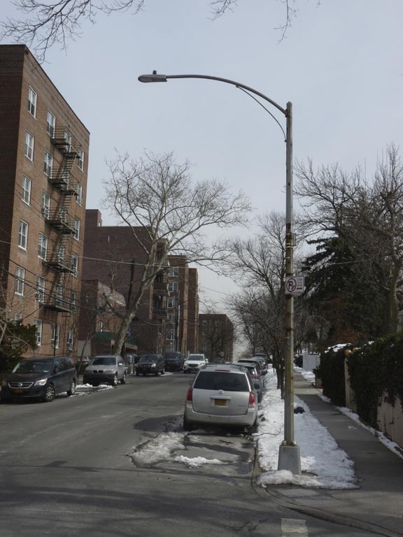 CURVED MAST BRACKET LAMPS, Spuyten Duyvil - Forgotten New York
