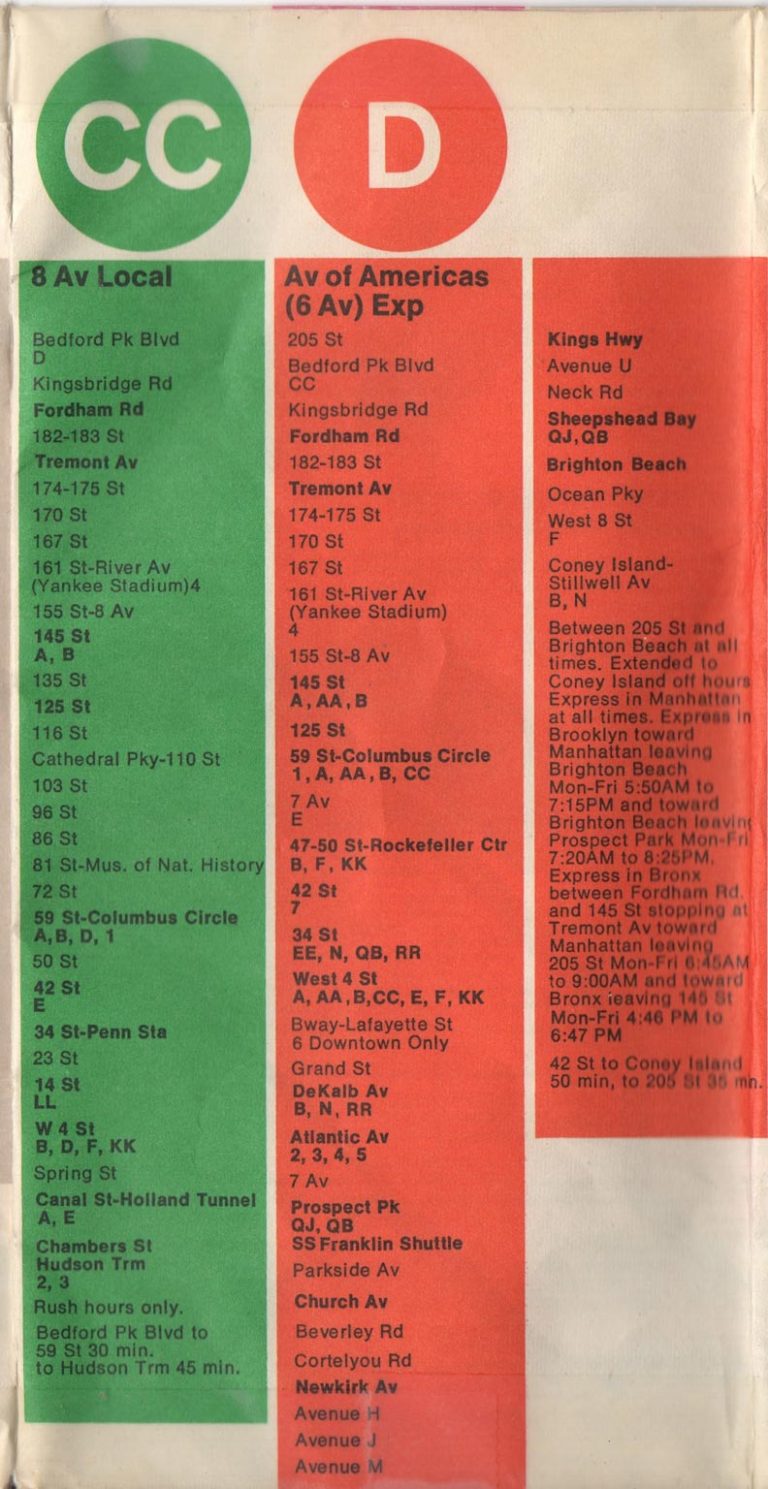 COLORS OF THE SUBWAY - Forgotten New York