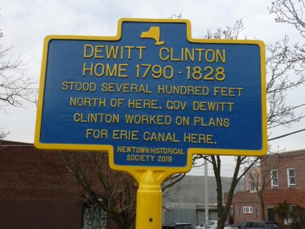 DEWITT CLINTON HISTORIC SIGN, Maspeth - Forgotten New York