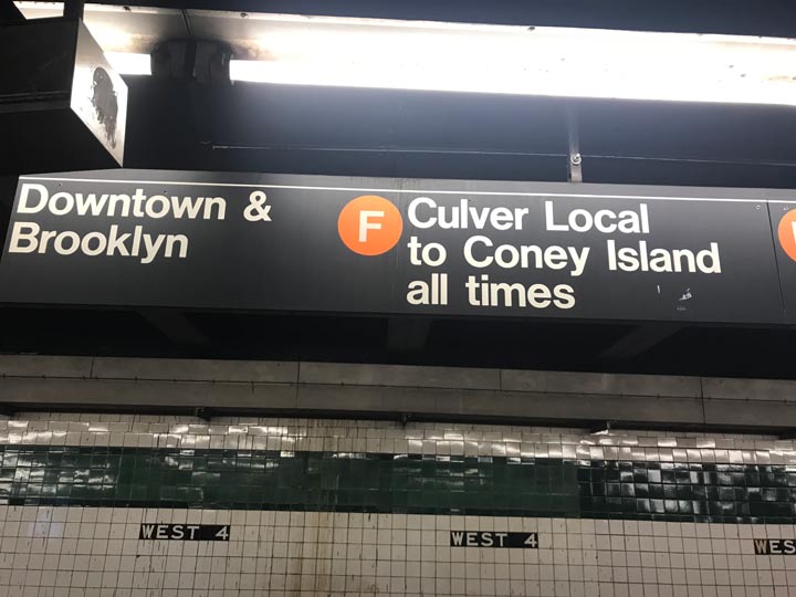 Sign Points to the Past - Forgotten New York