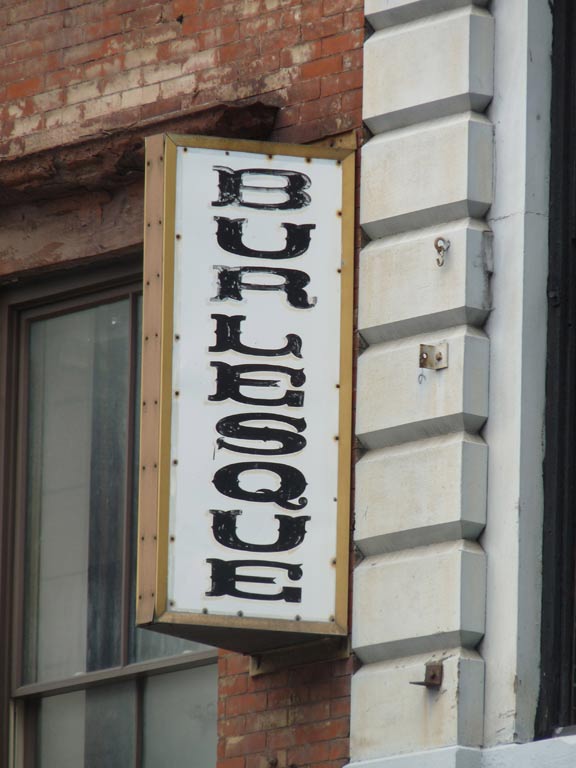 BURLESQUE IN TRIBECA - Forgotten New York