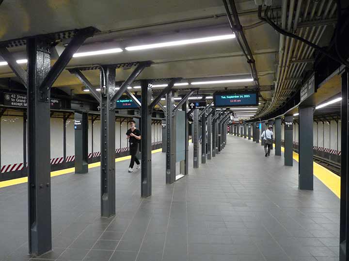 Times Square shuttle - Forgotten New York