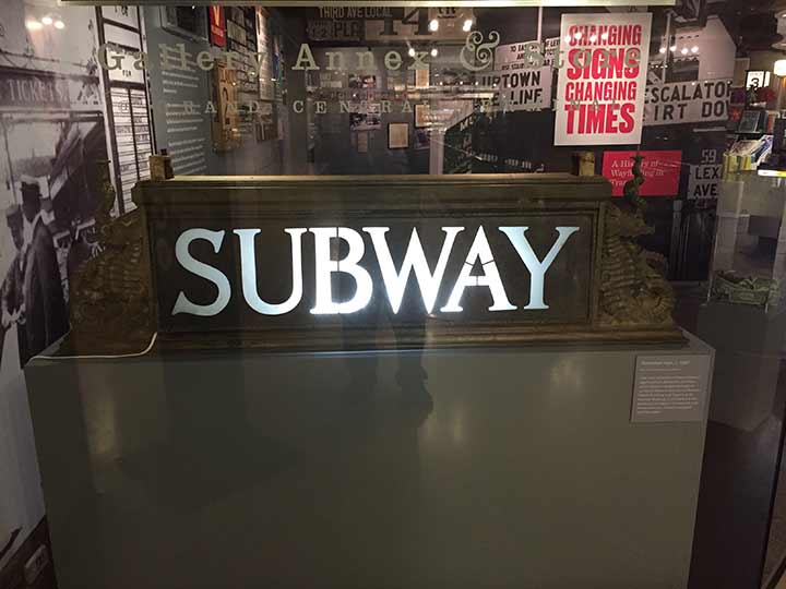 Subway Signs - Forgotten New York